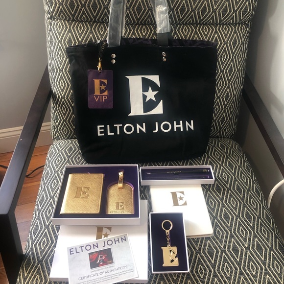 Bags | Elton John Farewell Tour Vip Swag Bag | Poshmark
